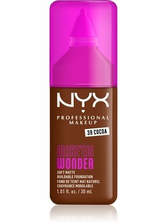 Тональный крем NYX Professional Makeup Make Em Wonder, оттенок 39 какао, 30 мл