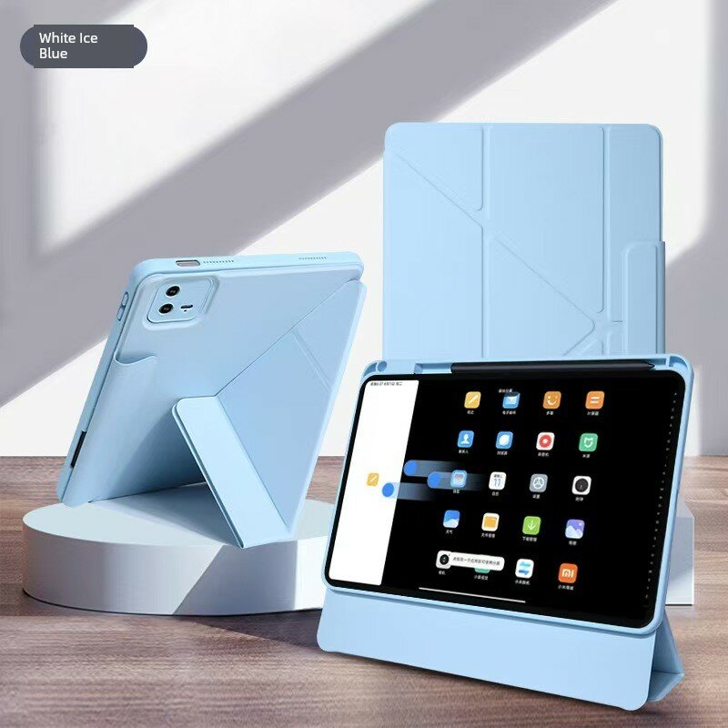 Карбоновый магнитный ударопрочный чехол для Xiaomi Pad 8/8Pro 11,2 дюйма, дизайн 3+Y складывания, полная защита,