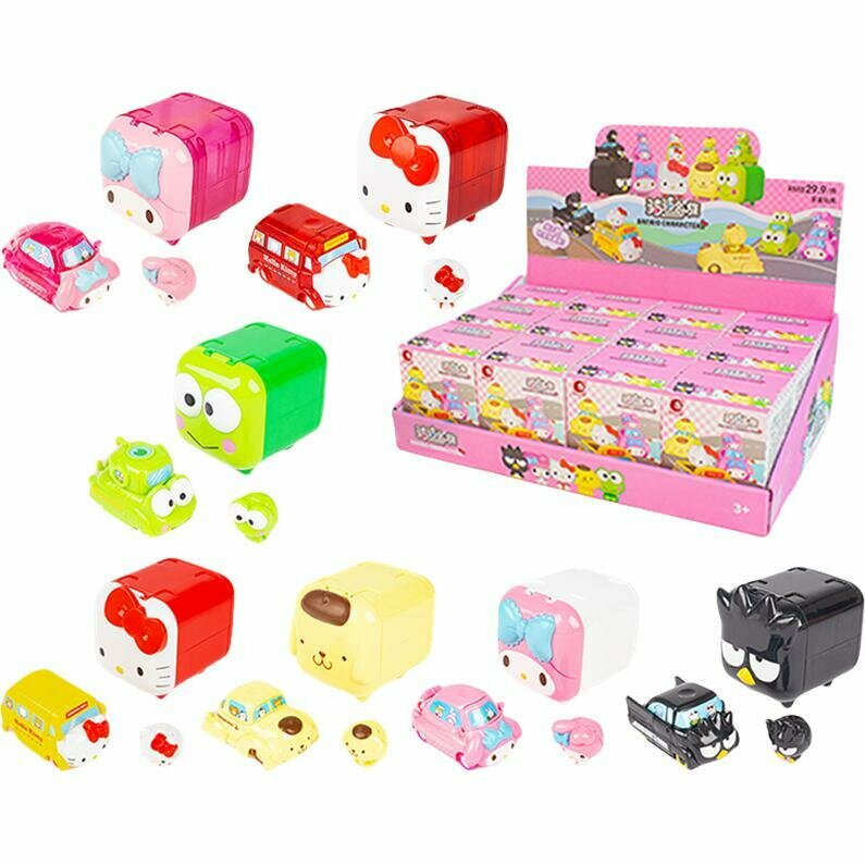 Заводные машинки унисекс Sanrio Characters, 2 шт.