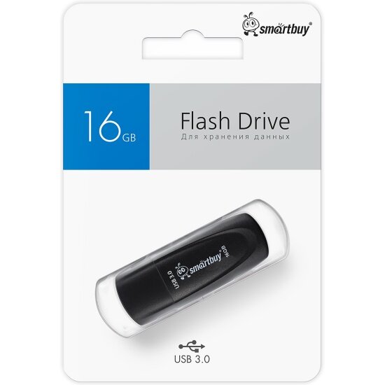 USB флешка Smartbuy 16Gb Scout black USB 3.0