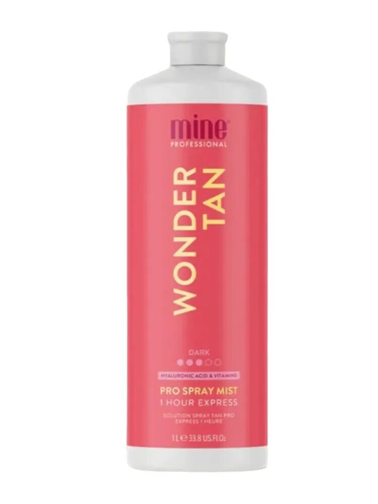 MineTan / Лосьон для моментального загара Wonder Tan Pro Spray Mist 13% DHA 1000 мл