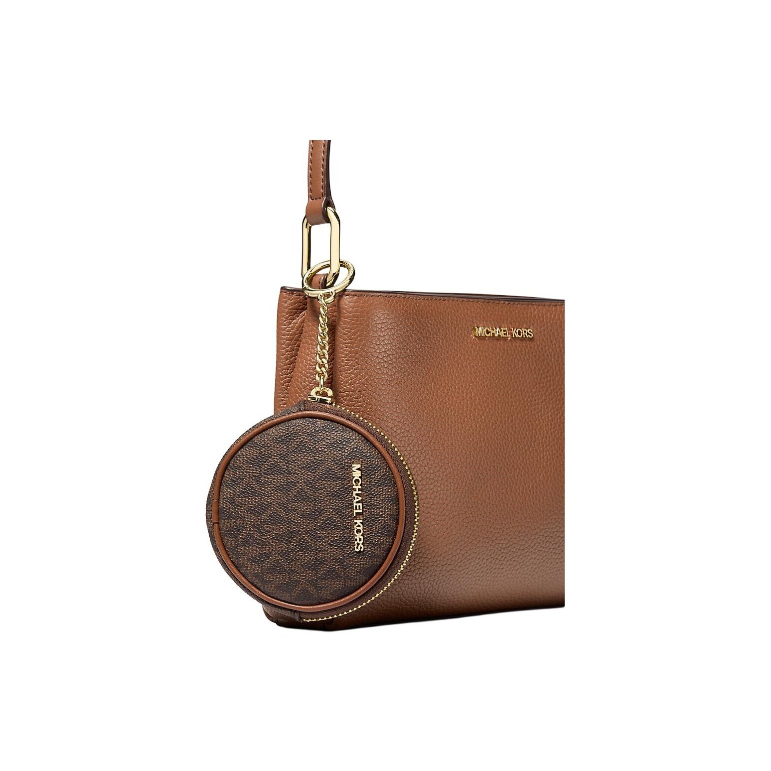 Сумка MICHAEL KORS, фактура матовая, коричневый — фото 1