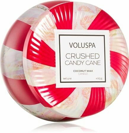 Свеча VOLUSPA Crushed Candy Cane, унисекс, 113 г, белый