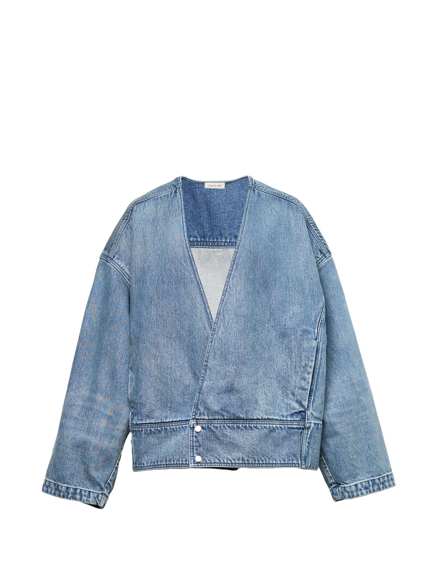 Куртка Lapelless denim jacket