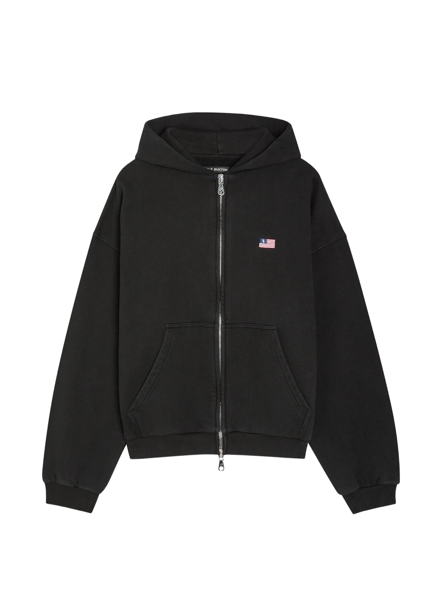 Худи Logo-patch zip-up hoodie