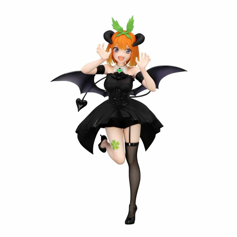 Фигурка Пять невест Ёцуба Накано/The Quintessential Quintuplets Coreful Nakano Yotsuba figure Little Devil Girl Подарок для фаната (25см), игрушки, Настольные украшения