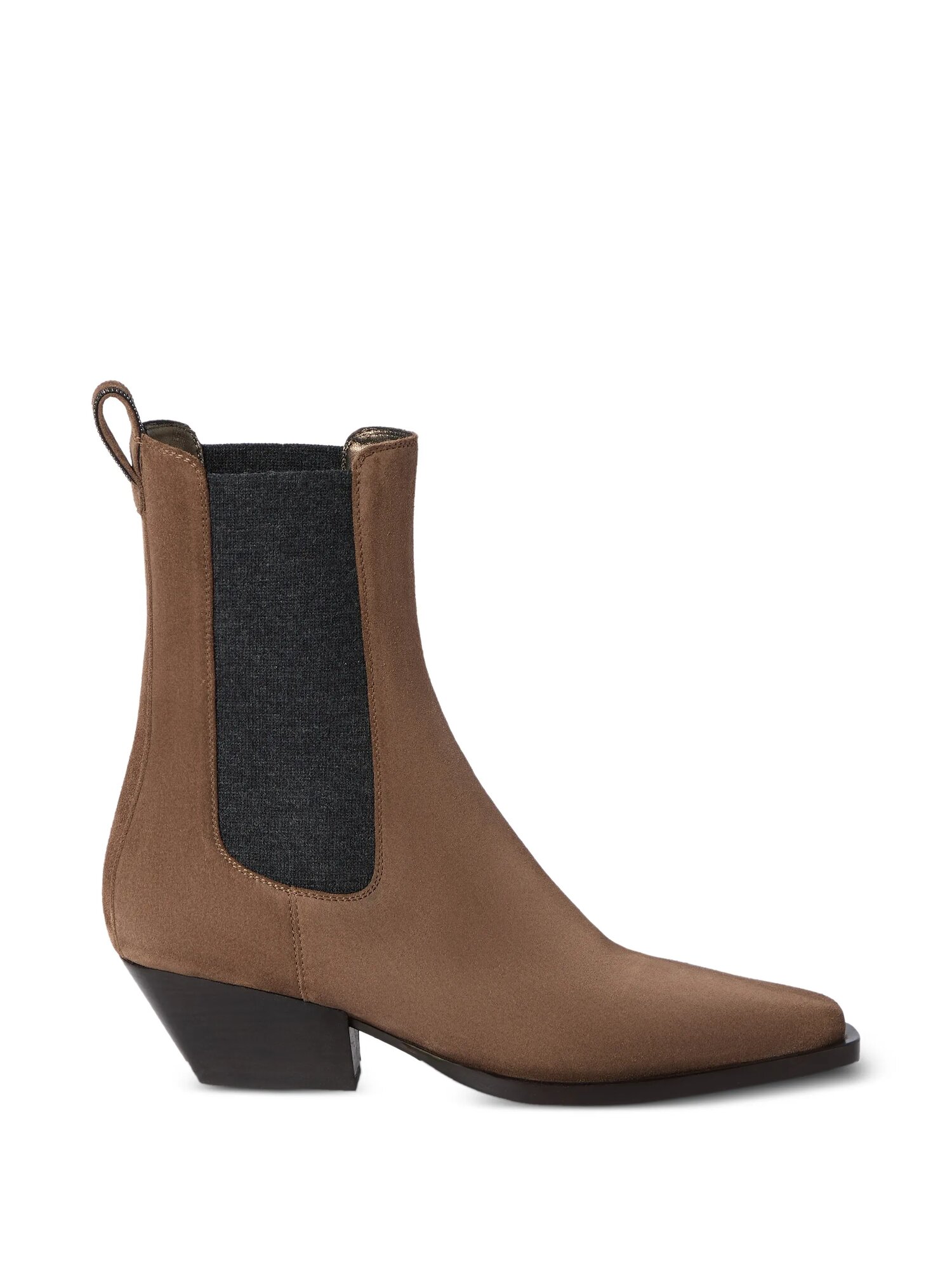 Ботинки Suede Chelsea boots with precious loop detail