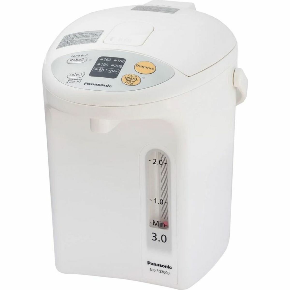 Термопот Panasonic NC-EG3000WTS, пластик, 700 Вт, белый, 3 л