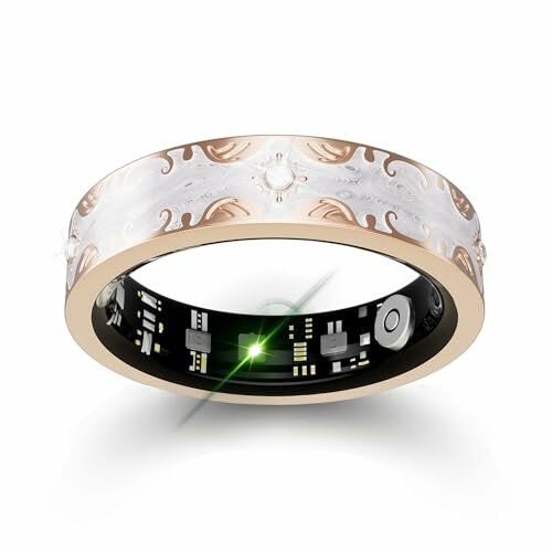 Кольцо JITE, женское, с мониторингом сна и фитнеса, IP68, белый