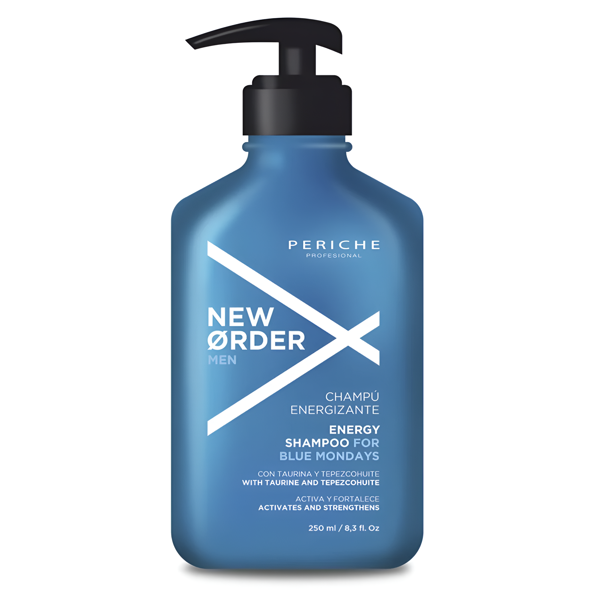PERICHE PROFESIONAL Восстанавливающий шампунь для мужчин «Energy Shampoo» линии «New Order» 250 мл / Мужской шампунь восстанавливающий / Шампунь для мужчин против выпадения / Шампунь усиливающий рост волос для мужчин