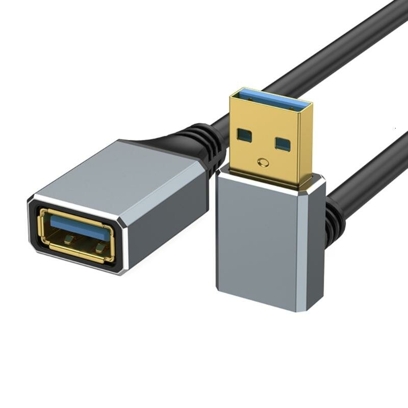 USB 3.0 переходник «мама-папа» под углом 90°, 1m - Наклонись