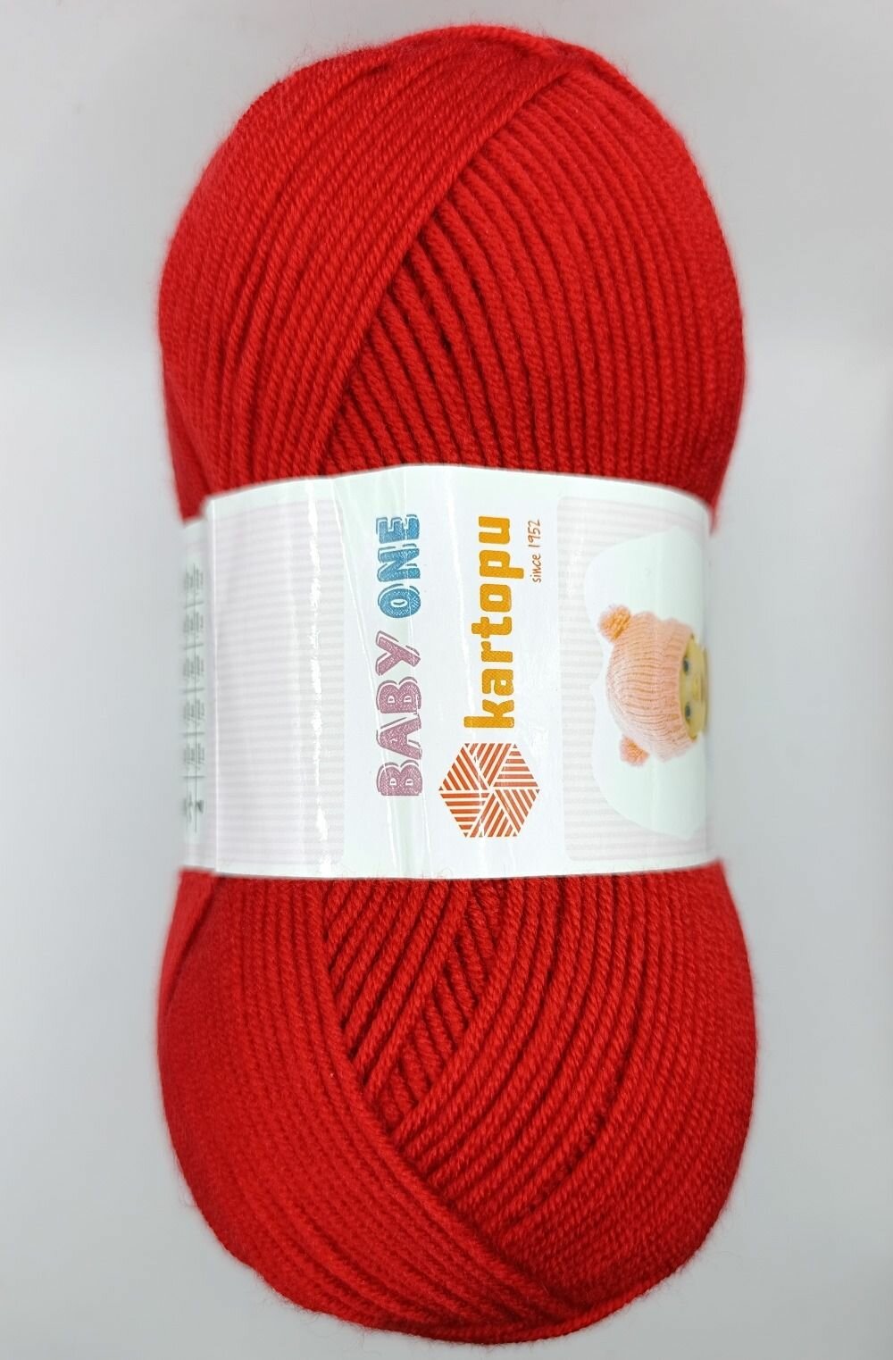 Пряжа для вязания Kartopu Baby one 125 красный 100 гр/250 м 100% антипилинг акрил