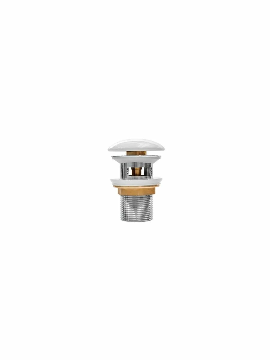 Выпуск для умывальника с переливом, Optima Home, белый глянцевый, IDDIS, OPHWS0Wi88