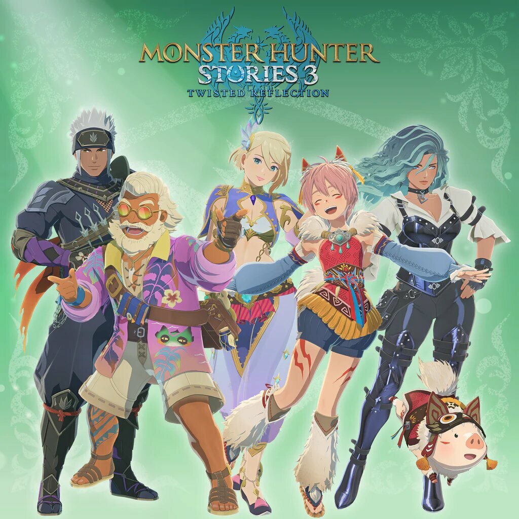 Дополнение Monster Hunter Stories 3: Twisted Reflection - Ranger Outfits DLC Set, цифровое издание PlayStation 5, регион Турция / код пополнения баланса