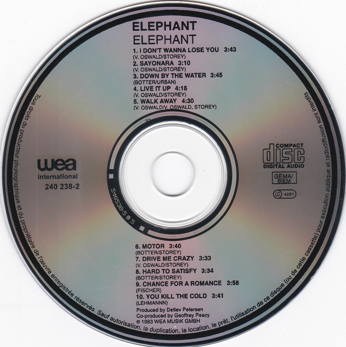 Elephant - Elephant, 2021, 4 -page, CD-Аудио — фото 1