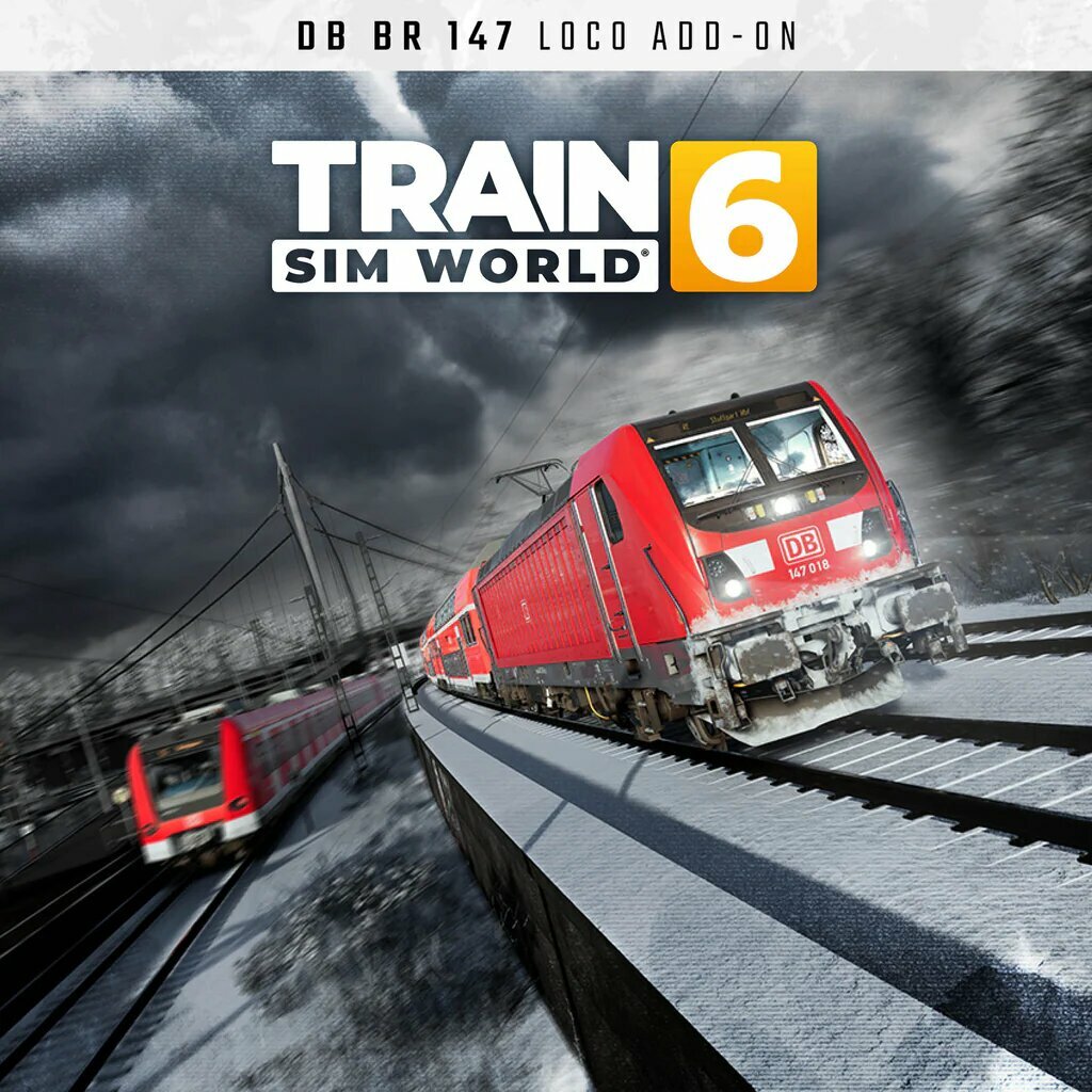 Дополнение Train Sim World 6: DB BR 147 Loco Add-On, цифровое издание PlayStation 4 и PlayStation 5, регион Индия / код пополнения баланса
