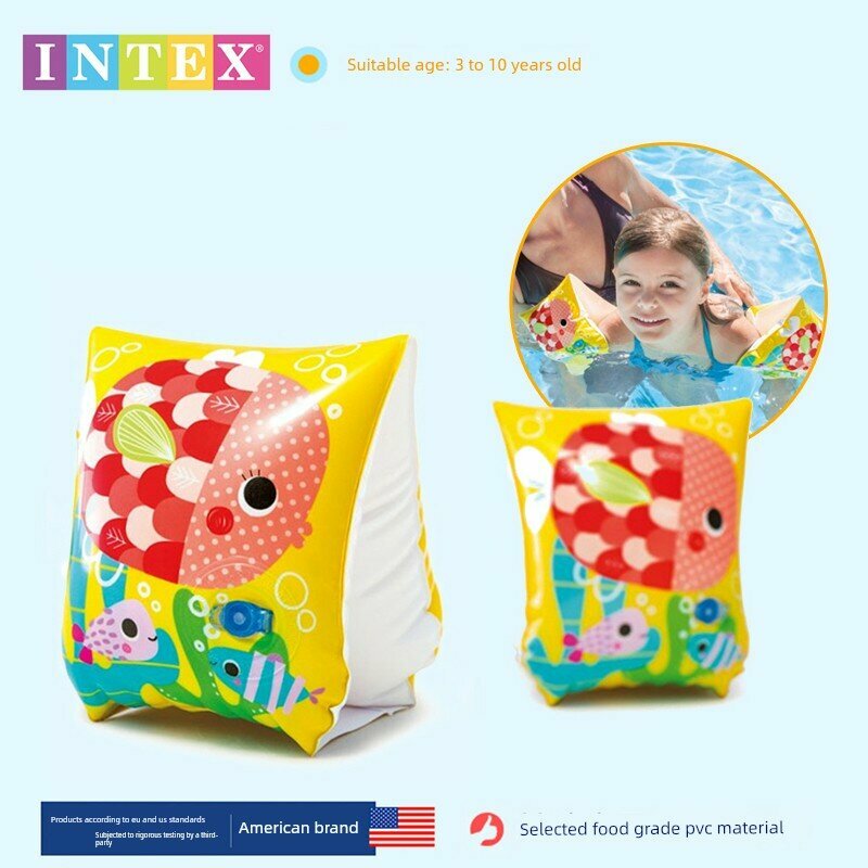 Нарукавники для плавания INTEX для детей, начальный уровень, для малышей, плавательные рукава, плавательные круги, для