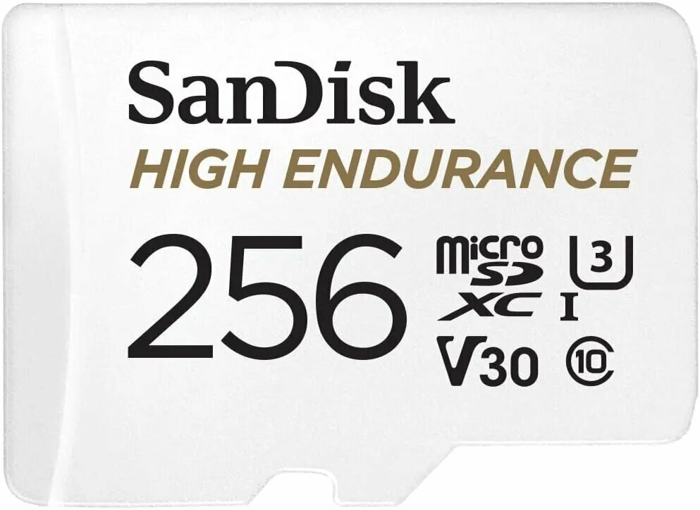 SanDisk High Endurance SDSQQNR-256G-GN6IA Class 10 UHS-I U3 V30 256 ГБ Micro SD карта памяти