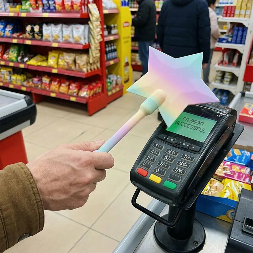 Волшебное нажатие на платежную палочку