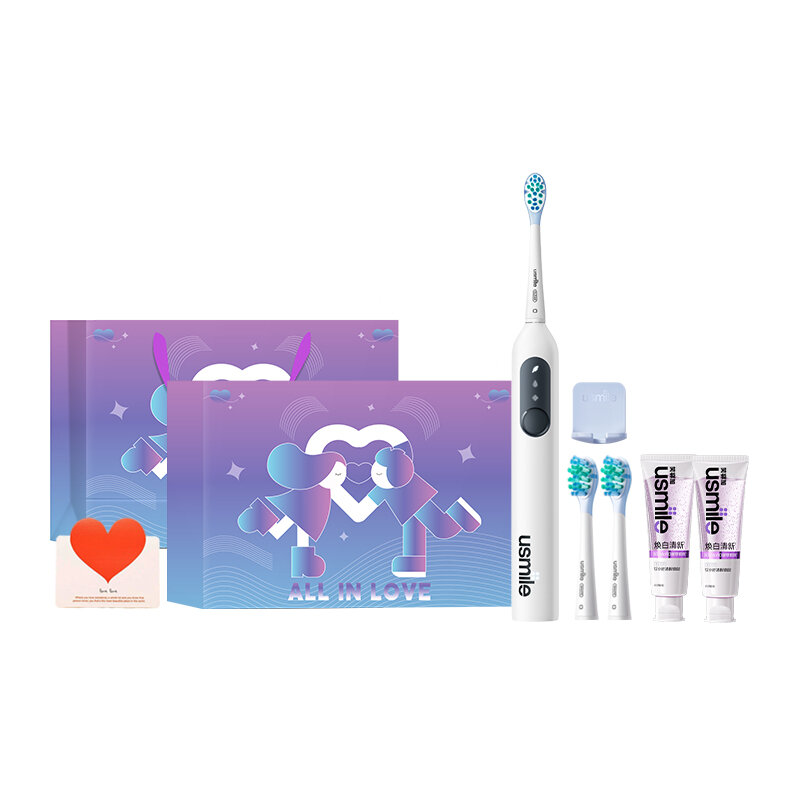 Электрическая зубная щетка унисекс Usmile P10 Kunlun White+Toothpastes[Two Way Commitment Box]