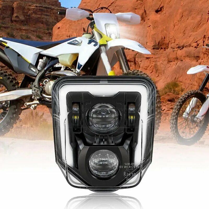Фара для мотоцикла 125 250 300 501 701 250I 300I FE250 FE350 Dirt Bike LED Light