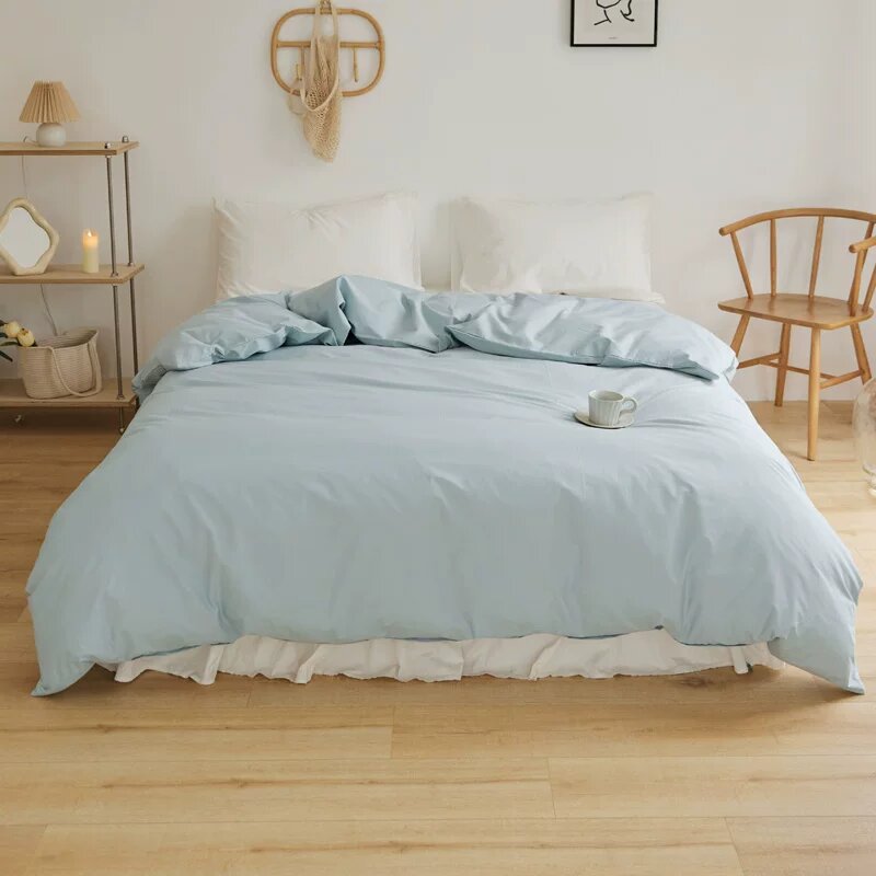 Amo Home Monet Di цветной хлопковый стеганый хлопковый пододеяльник из чистого хлопка, простой пододеяльник, одинарный,