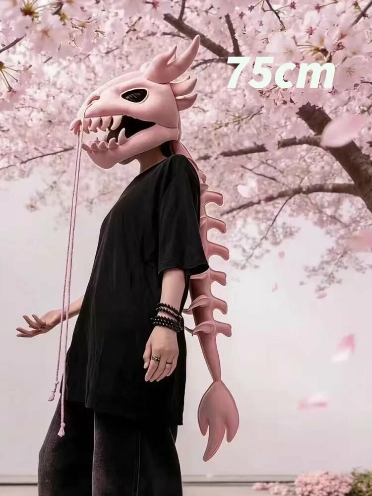 Плюшевый скелет динозавра 75cm