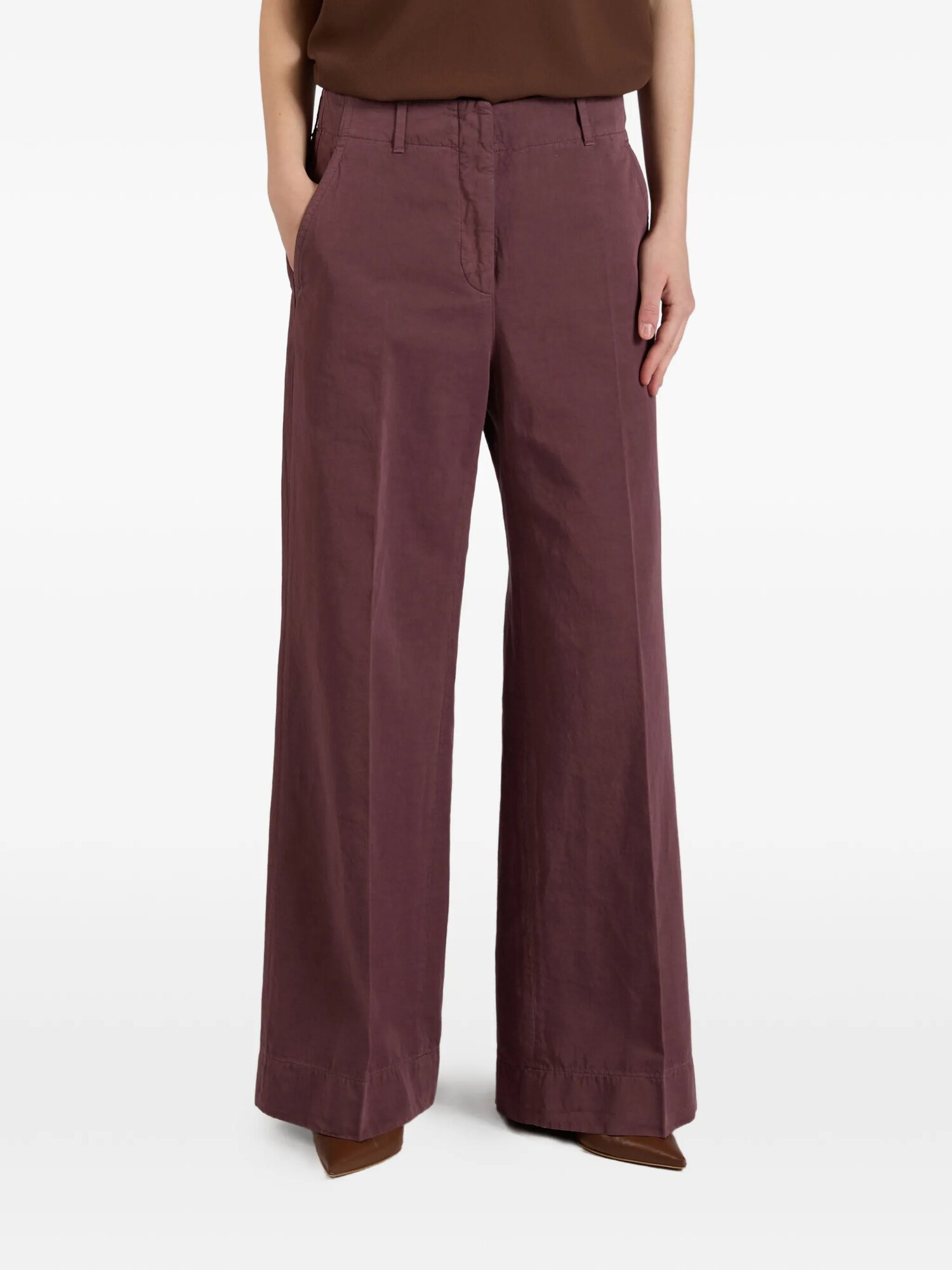 Брюки палаццо Belt-loop palazzo pants