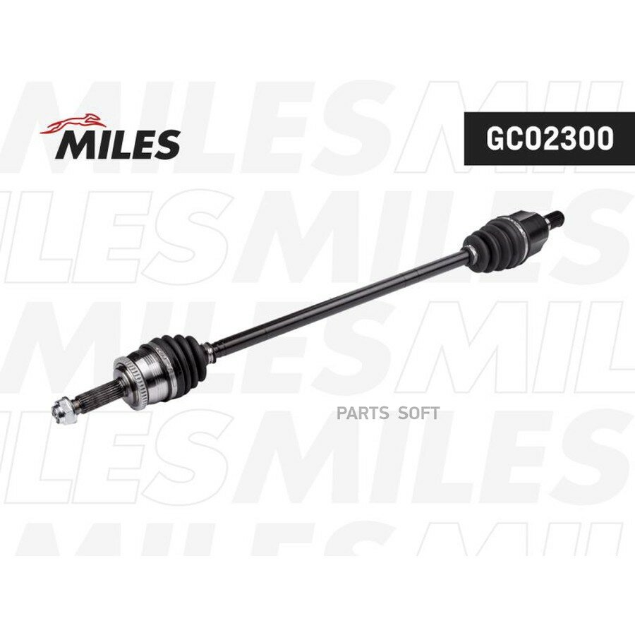 MILES GC02300 Привод в сборе HYUNDAI SOLARIS 10- / KIA RIO 11- 1.6i 6AT прав. ()