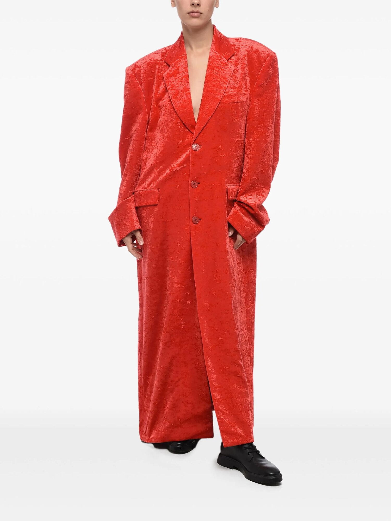 Пальто Vetements, размер S, red — фото 1