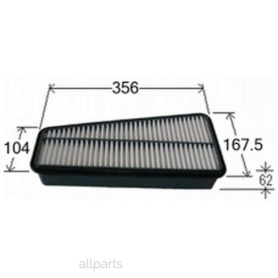 AIKO 'A1011 Фильтр воздушный 1GRFE LC120