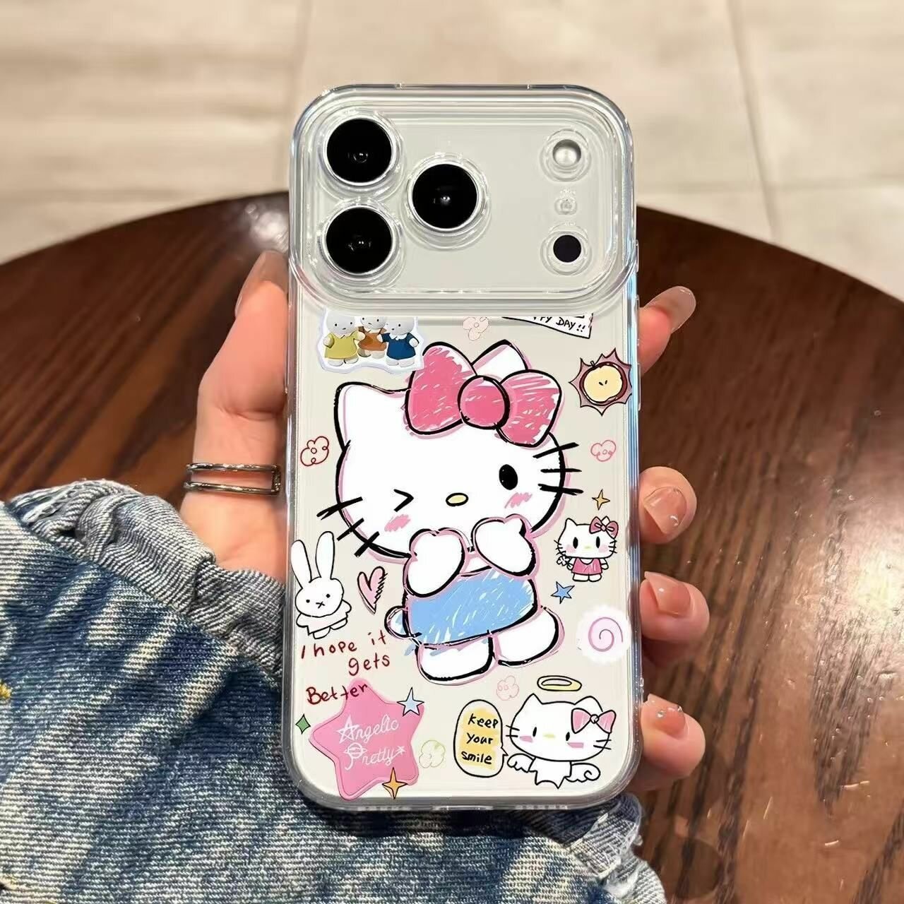 Чехол iphone 17 pro max Hello KT cat