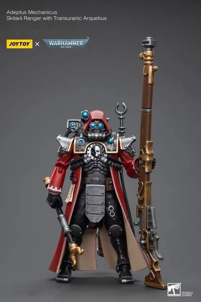 Warhammer 40000/фигурка- Adeptus Mechanicus Skitarii Ranger with Transuranic Arquebus/Подарок для мальчика/14M(коробка)