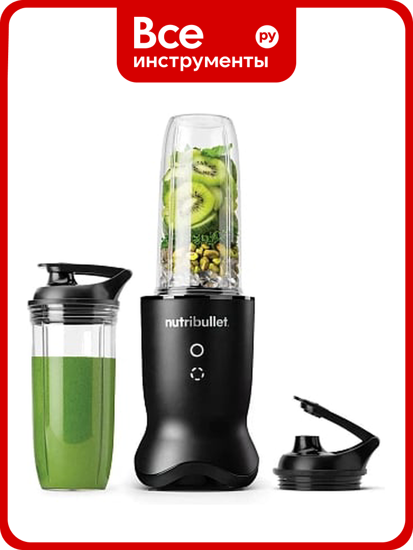 Блендер NutriBullet Ultra NB1206MB, нержавеющая сталь, 1200Вт, 0,59л, зеленый