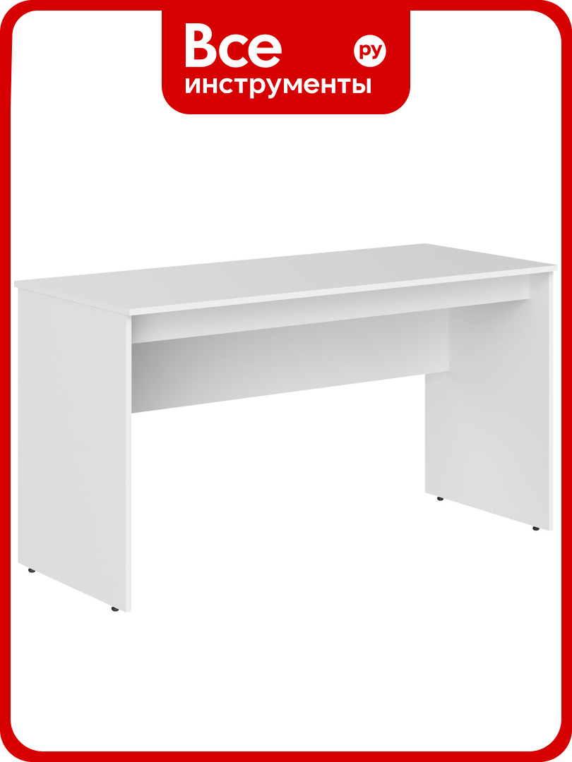 Письменный стол SKYLAND S-1400 белый 1400x600x760 SIMPLE 00-07056644