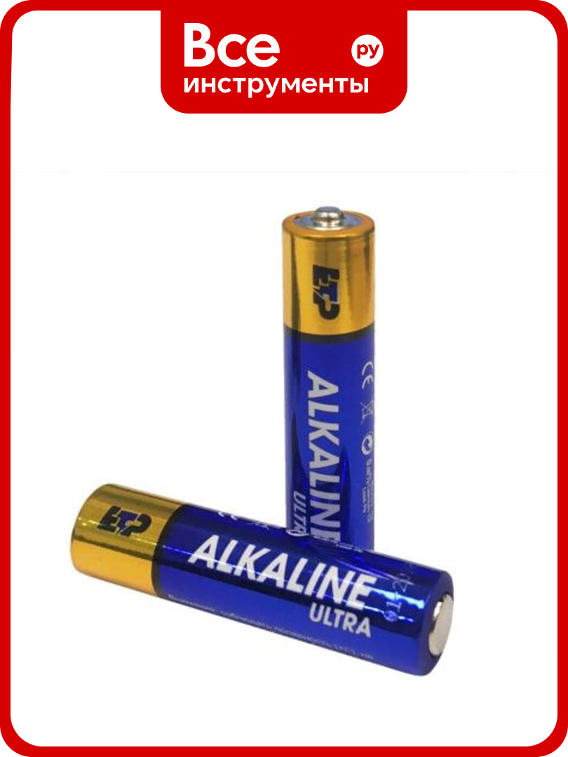Алкалиновая батарейка ЕТР ААА/LR03 1,5 V, 4 шт ETP 104001