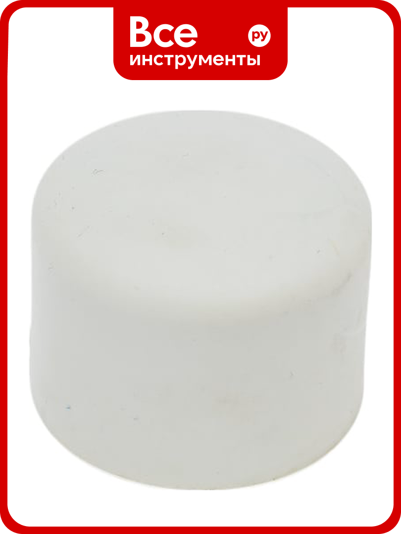 Заглушка LAMMIN ppr 20 1250/125 серый Lm31036000020G полипропиленовый фитинг для труб, серый цвет, универсальная