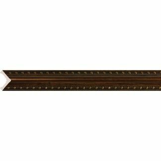Багет Cosca Угол 25 Красное Дерево С Золотом C1025/1084 Д2400хШ25хТ25 мм / Коска.