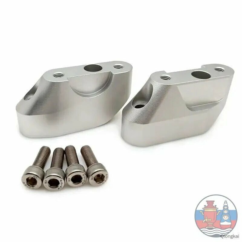Руль мотоцикла R1200/1250 RS, подъемник руля, зажим руля, высота адаптера для BMW R1200RS R1250RS 2015-2021, Silver