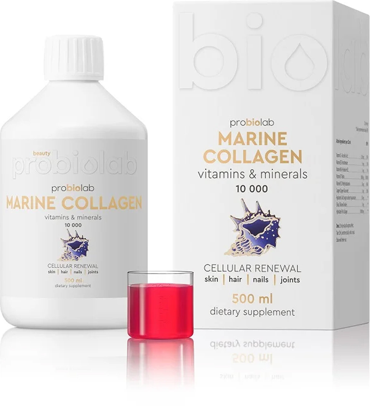 Probiolab Жидкий морской коллаген (рыбий) 500 мл Probiolab Marine Collagen Fish Liquid 500 30ml