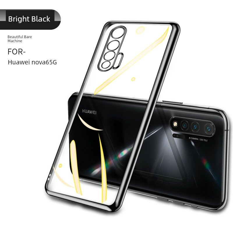 Чехол для Huawei Nova 6 SE с защитой от падений и полным покрытием, защита камеры, матовый черный