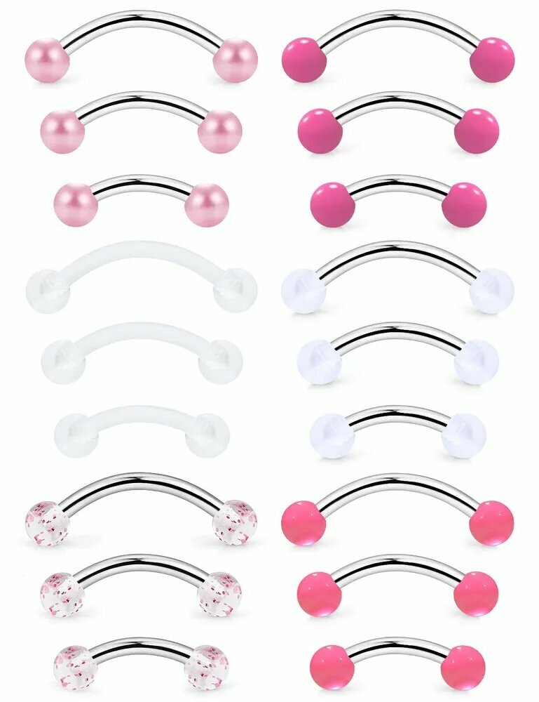KK Piercing Пирсинг Штанга В бровь