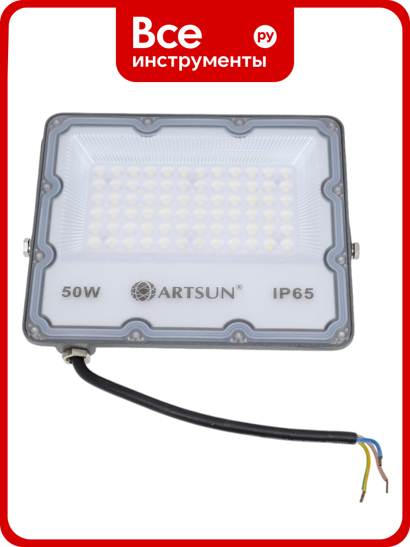 Прожектор светодиодный ARTSUN LED FL 50W 6500K SMD