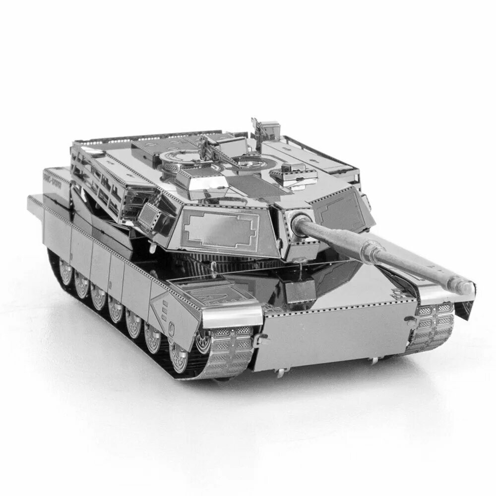 3D - стереоскопическая головоломка из нержавеющей стали DIY креативная модель танка Абрамс