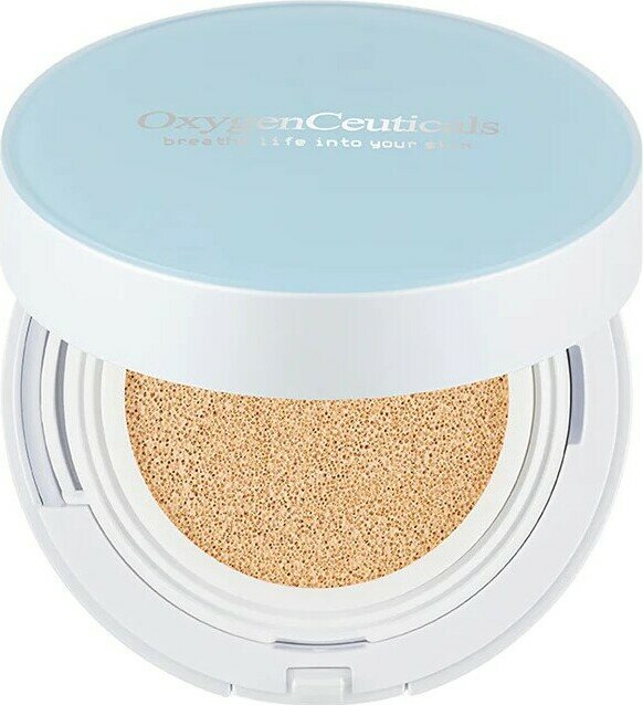 OxygenCeuticals Кушон с функцией солнцезащиты SPF45, светлый беж #21 O2 Cushion #21 SPF45 PA+++ 5*27g