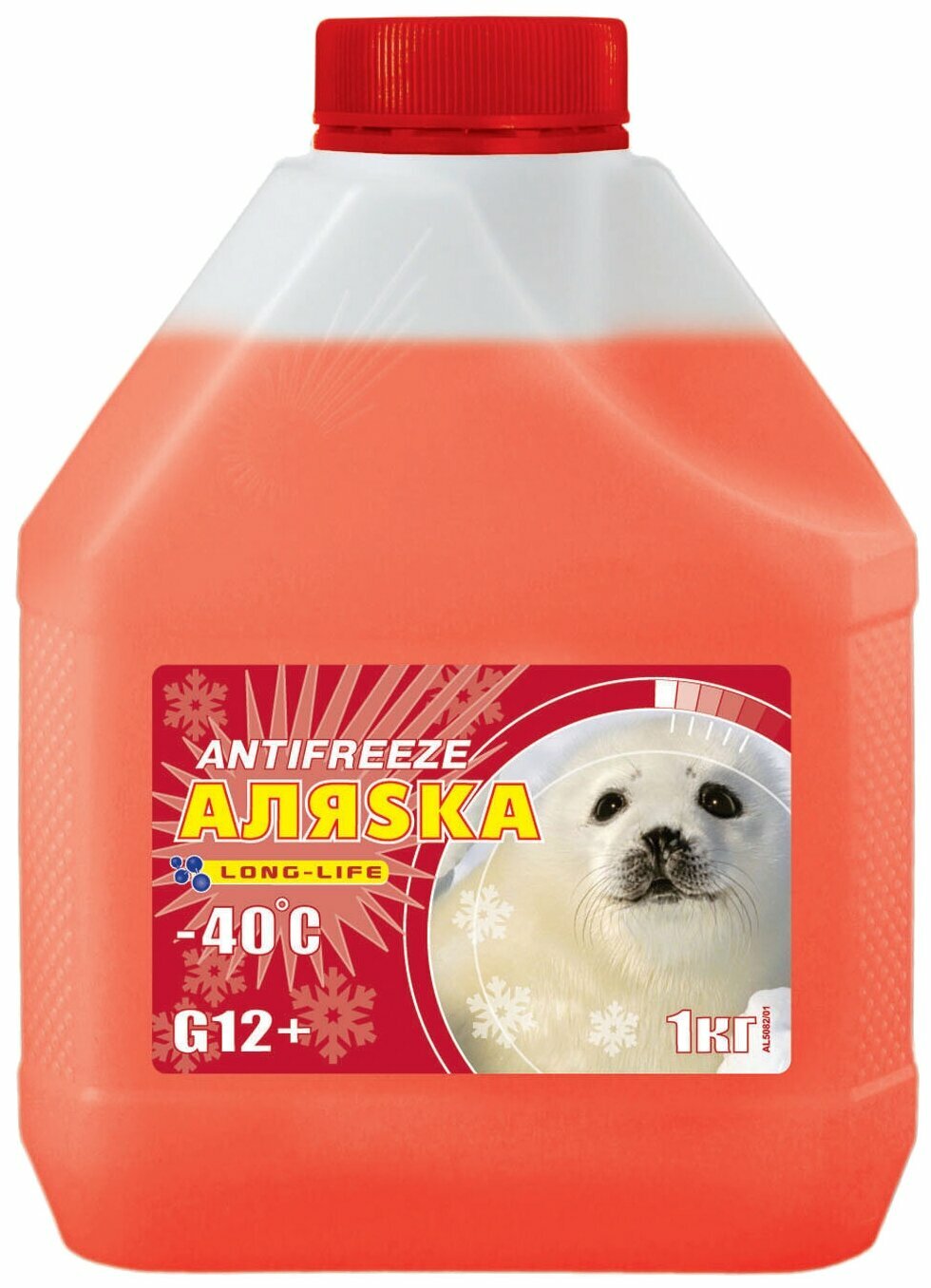 Антифриз Аляска Long Life красный 1кг 5082