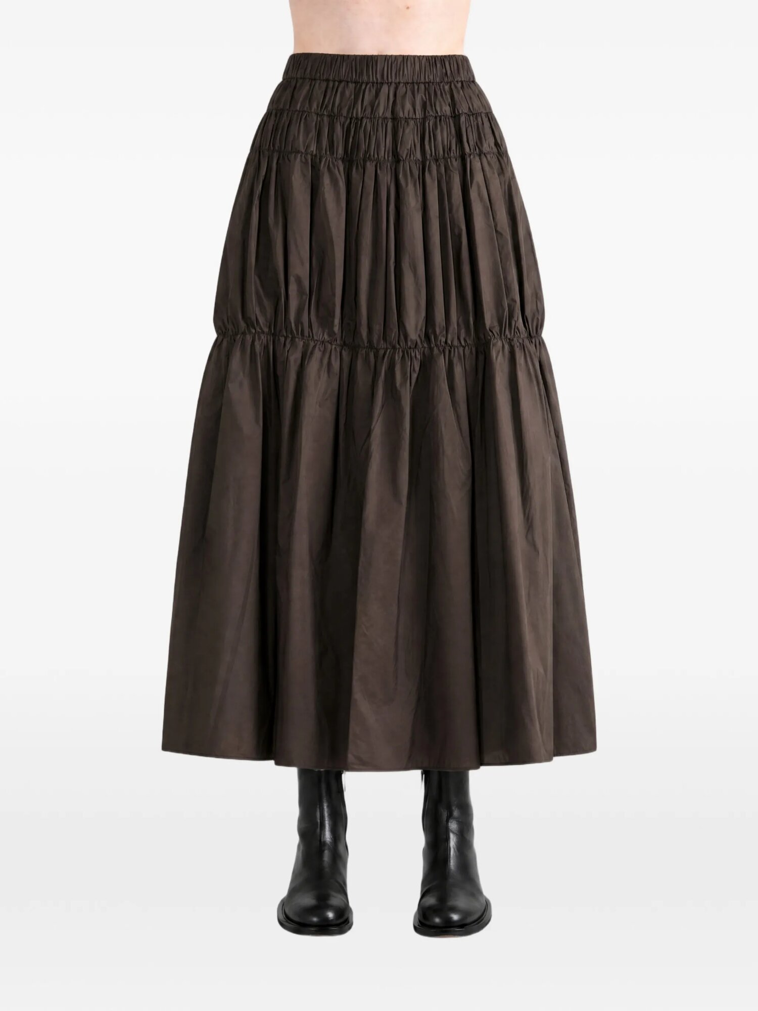 Юбка Shirred tiered skirt