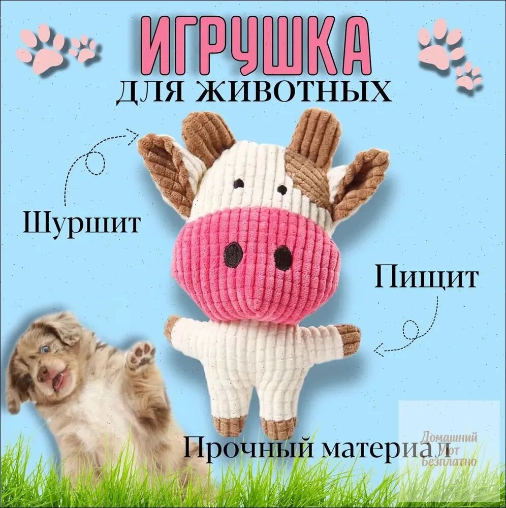 Игрушка для кошек пищалкой для собак мелких и средних пород