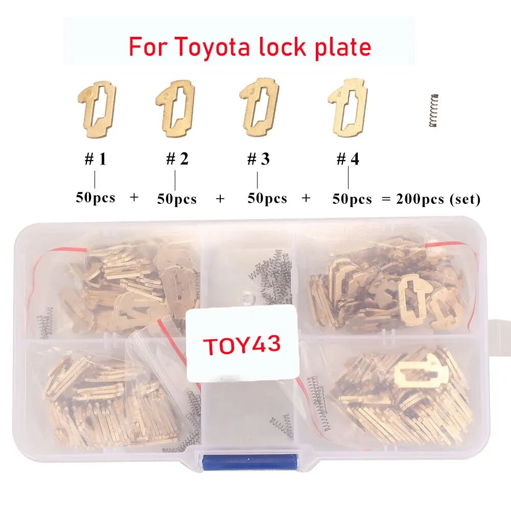 Пластины язычковые Toyota TOY43, 200шт