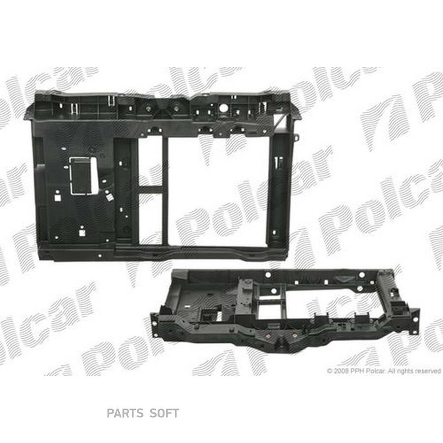 Панель передняя P 207/208/2008, C3/DS3 1.4 HDi от официального дистрибьютора, POLCAR, артикул 572404